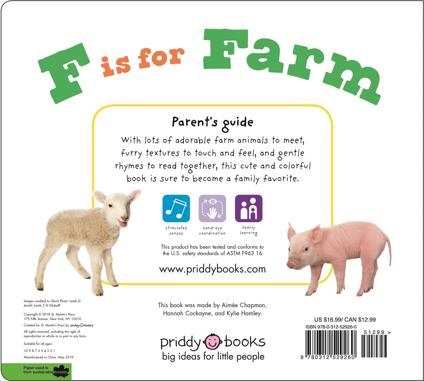 ABC Touch & Feel : F is for Farm - Priddy Books