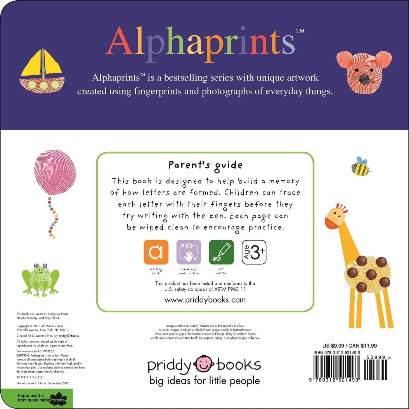 Alphaprints: Trace, Write, and Learn ABC - Priddy Books