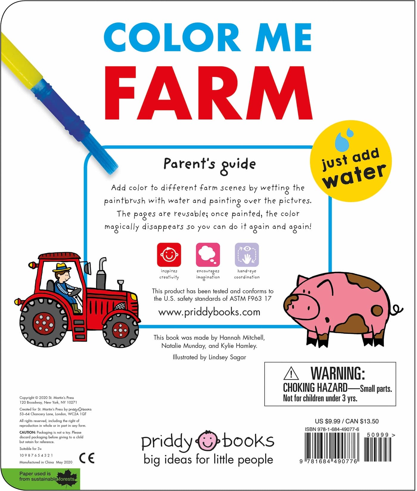 Color Me: Farm - Priddy Books