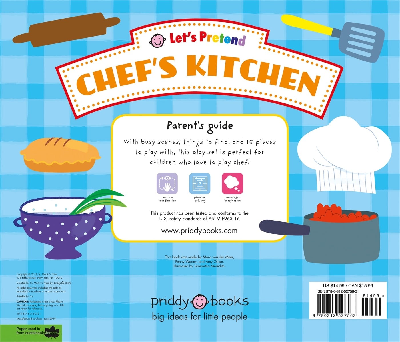 Let's Pretend Chef's Kitchen - Priddy Books