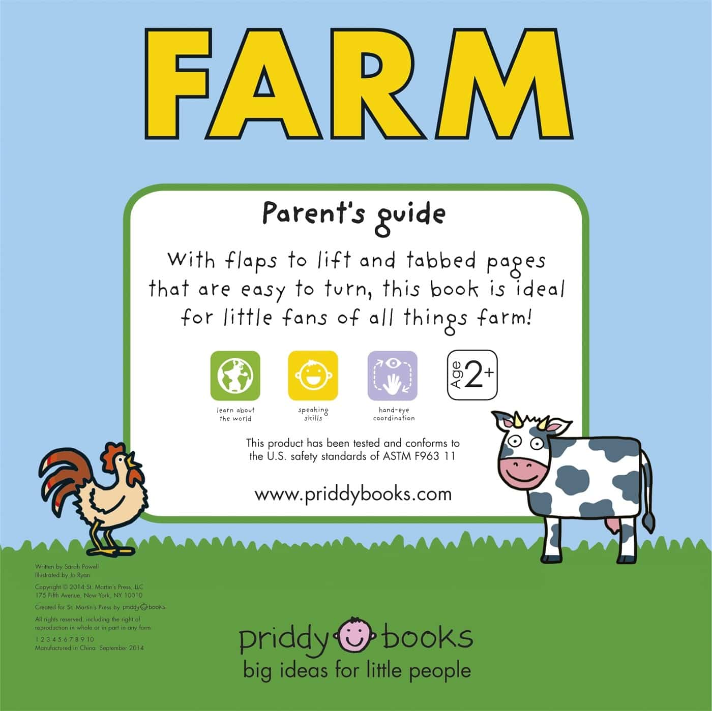 Lift-the-Flap Tab: Farm - Priddy Books