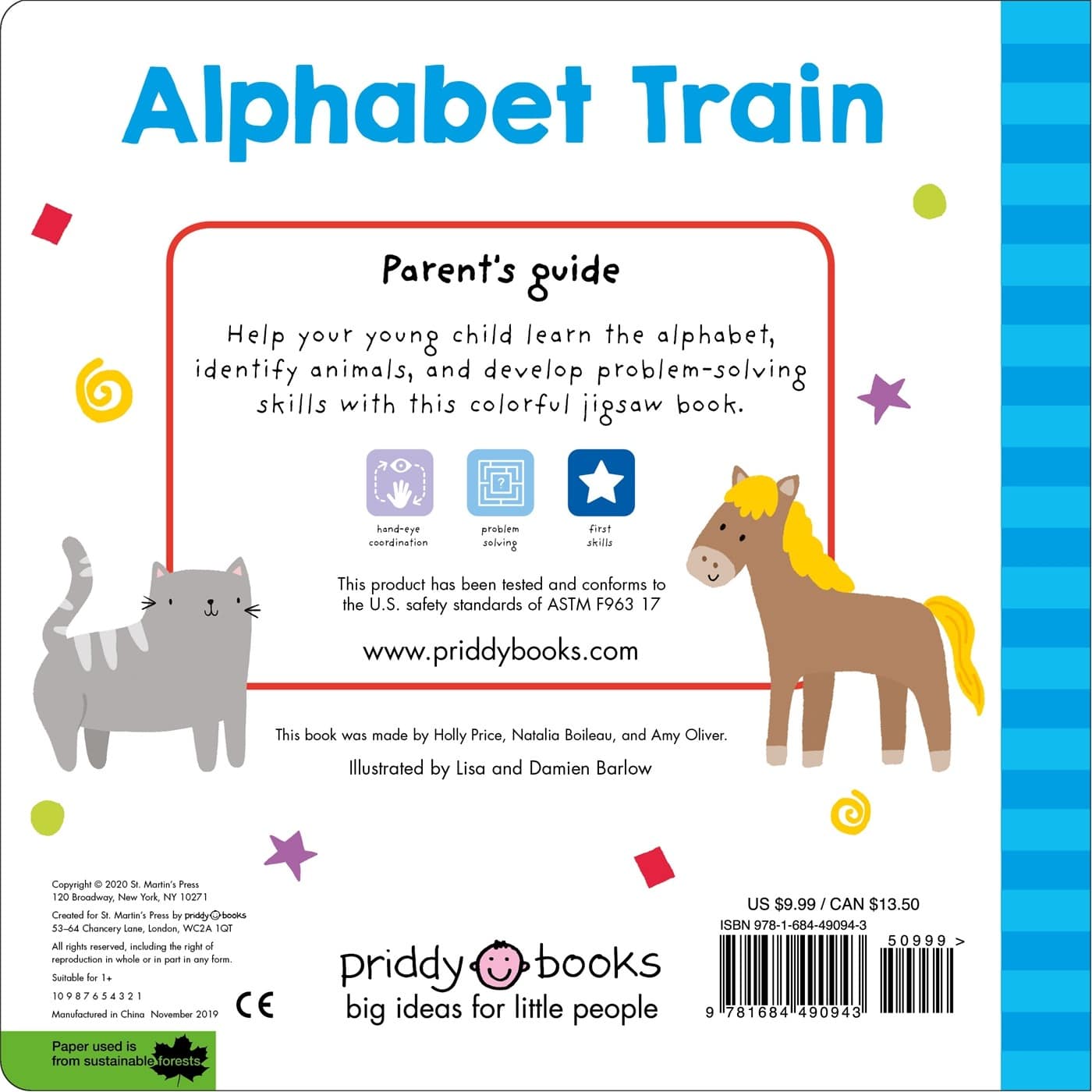 Puzzle and Play: Alphabet Train - Priddy Books