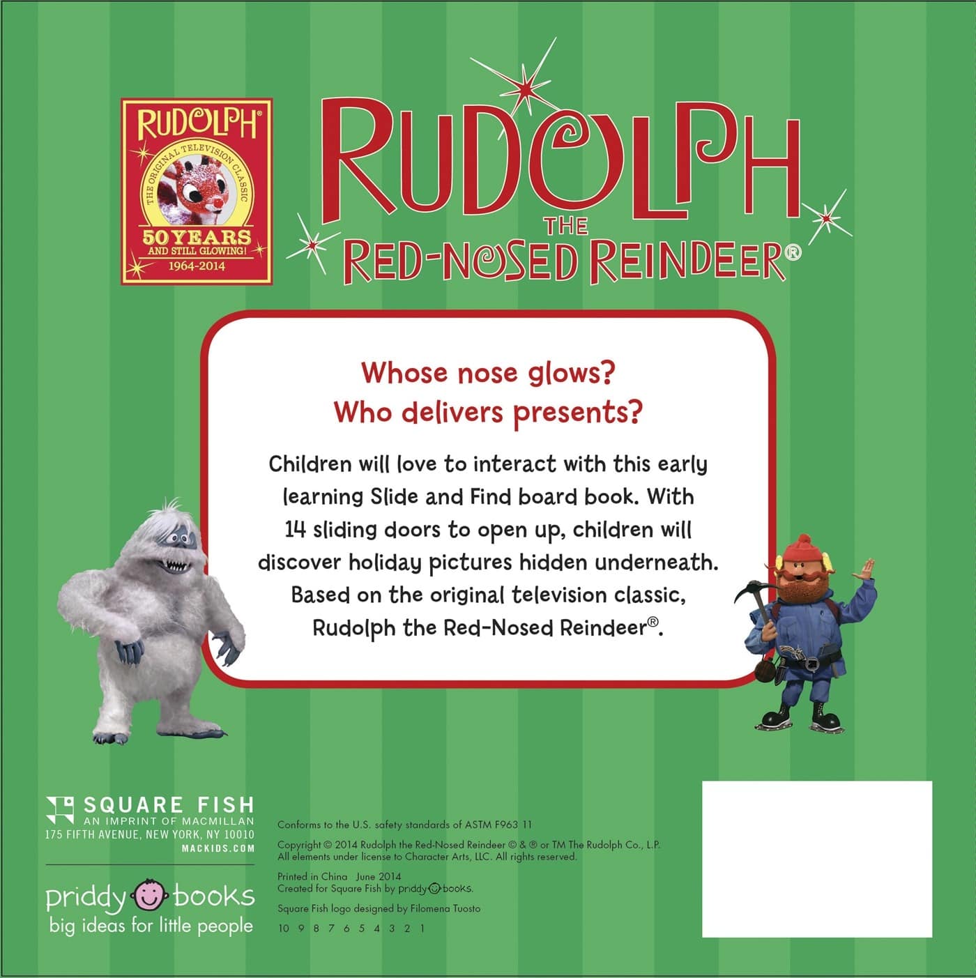 Rudolph the Red-Nosed Reindeer Slide and Find - Priddy Books