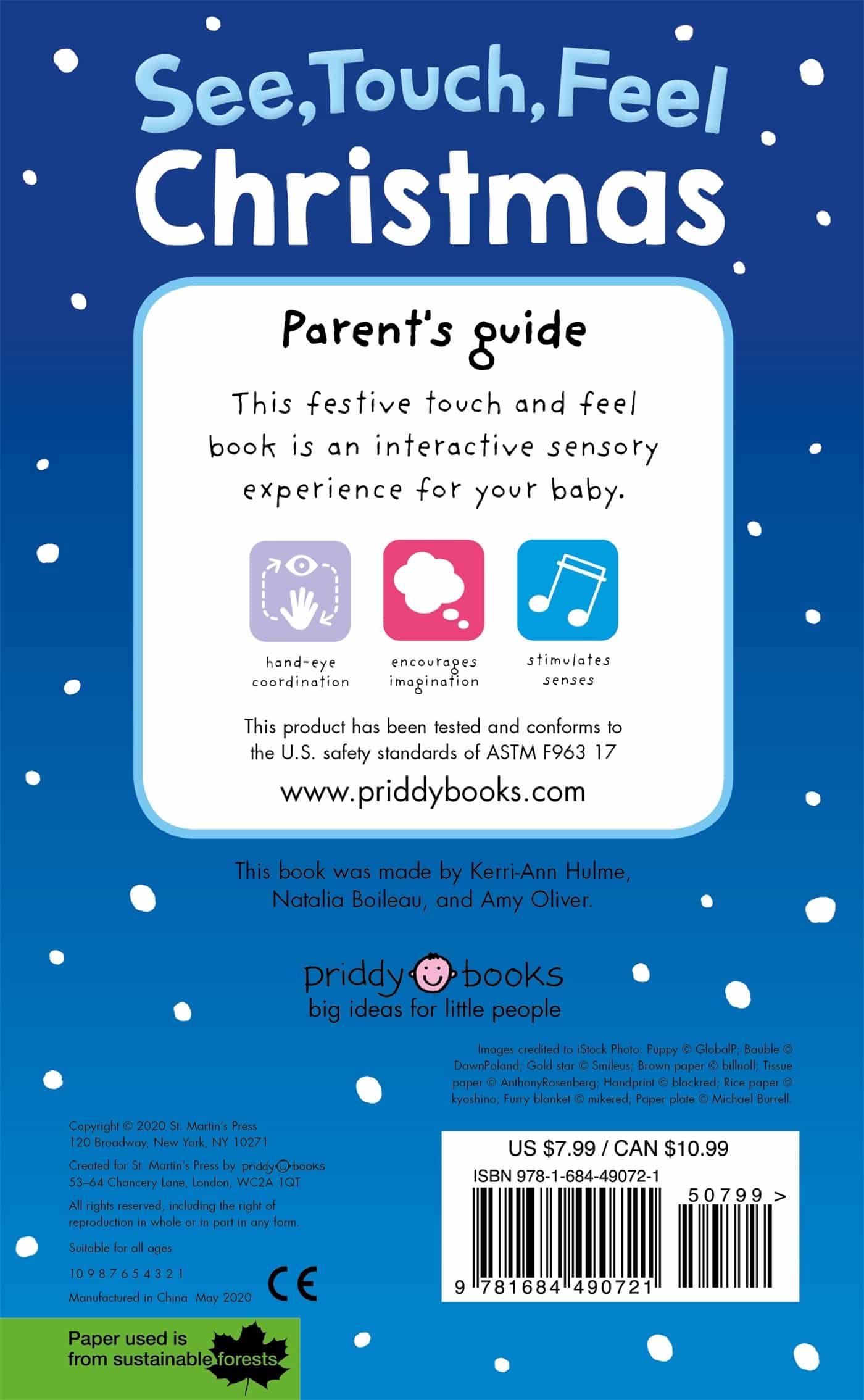 See, Touch, Feel: Christmas - Priddy Books