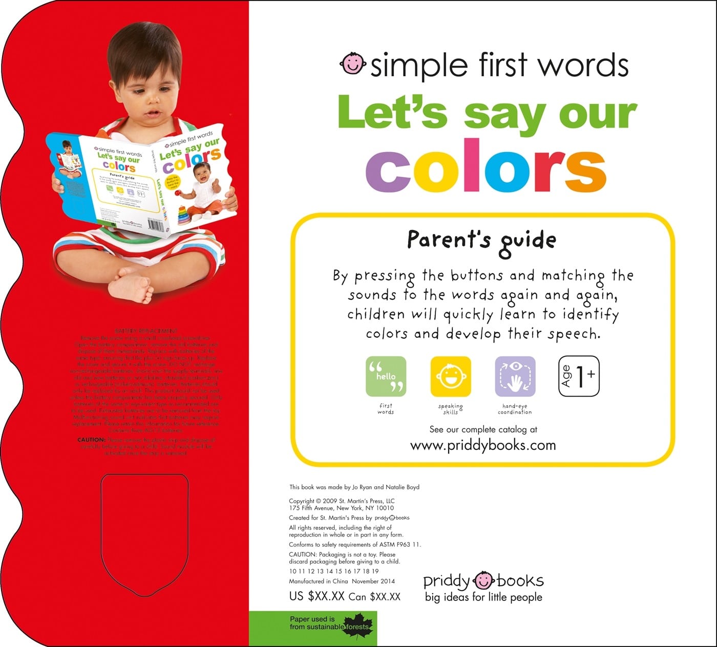 Simple First Words Let's Say Our Colors - Priddy Books