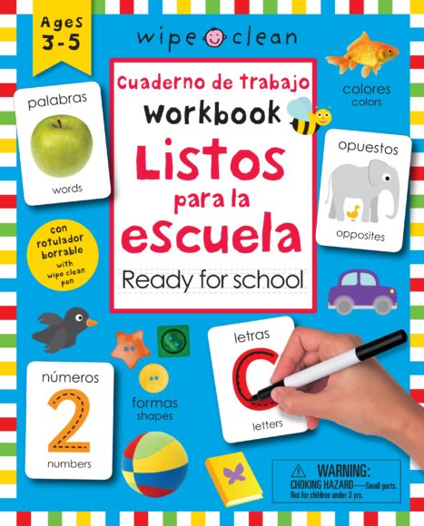 Wipe Clean: Bilingual Workbook Ready for School / Cuaderno de trabajo ...