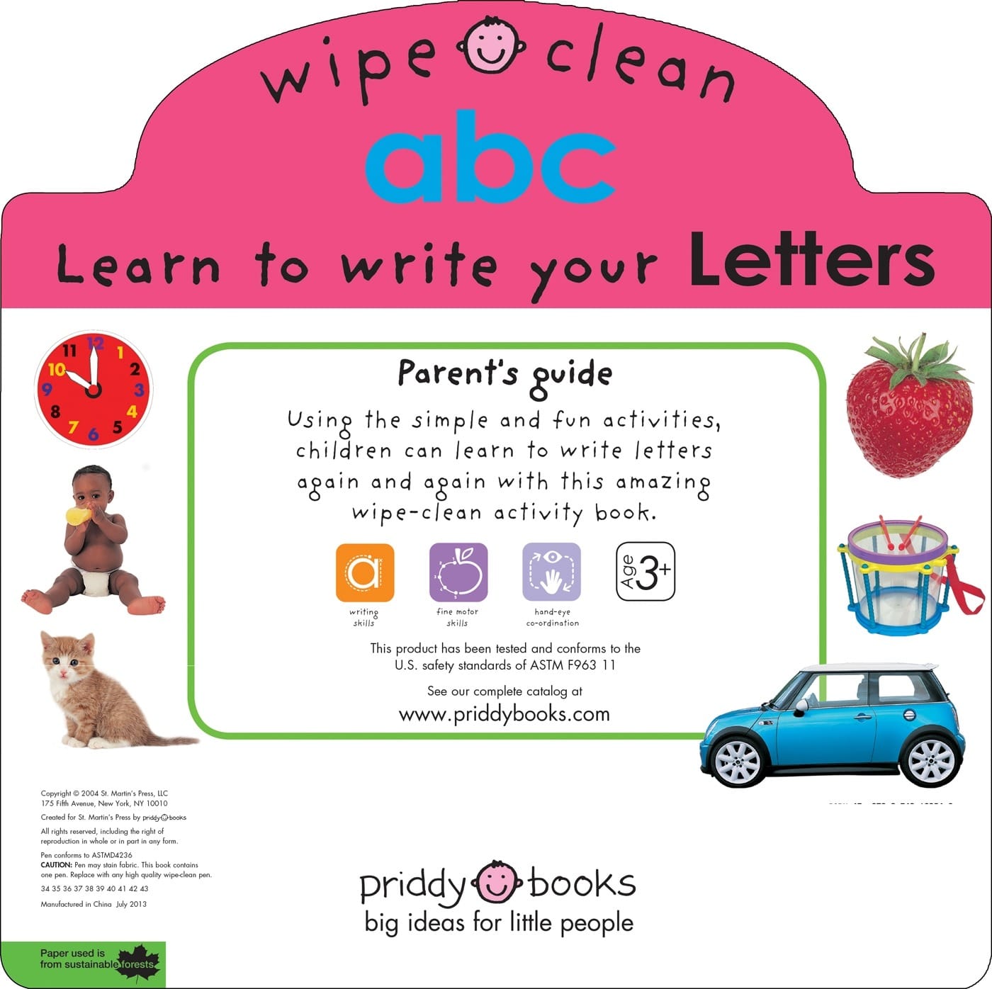 Wipe Clean: Letters - Priddy Books