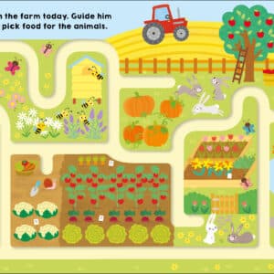 Maze Book: Follow Me Farm - Priddy Books
