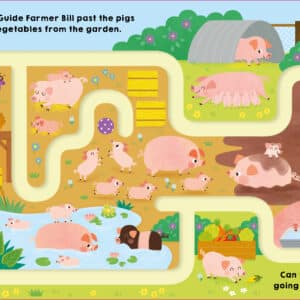Maze Book: Follow Me Farm - Priddy Books