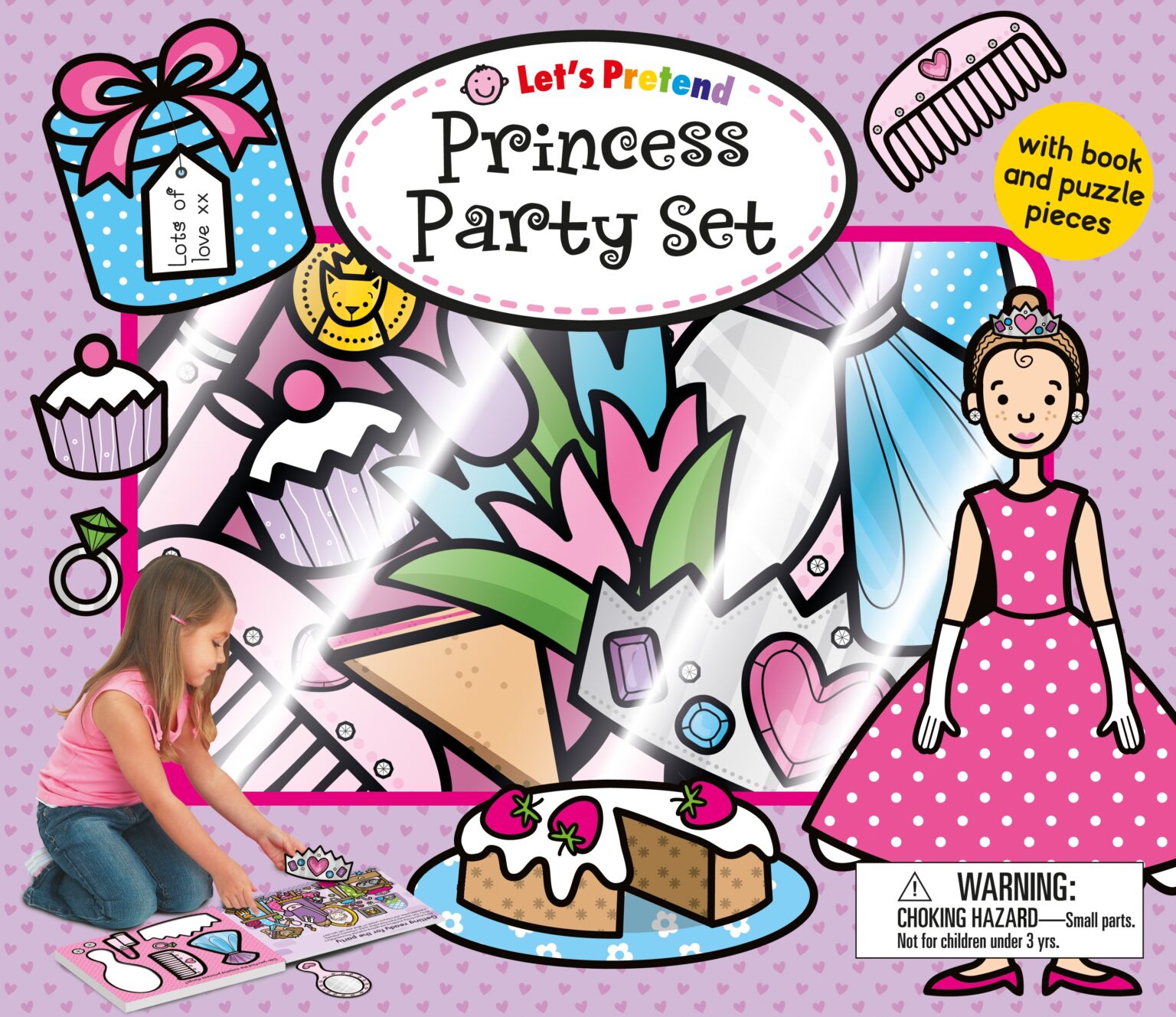 Let's Pretend Princess Party Set - Priddy Books