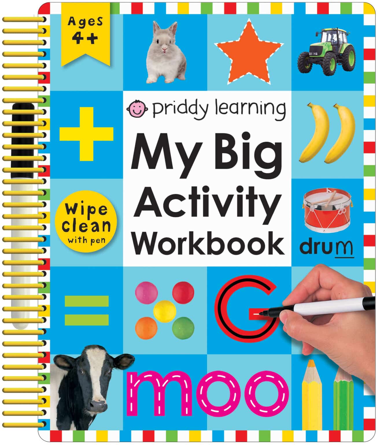 Wipe Clean Spirals: My Big Activity Workbook - Priddy Books