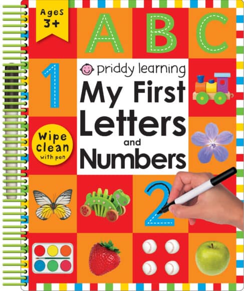 Wipe Clean Spirals: My First Letters and Numbers - Priddy Books